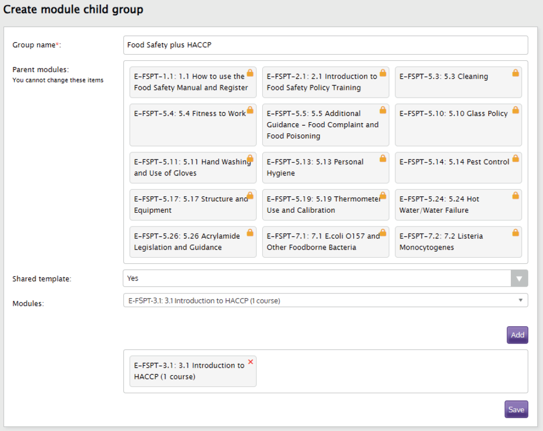 Policy Training Module Groups – Elior
